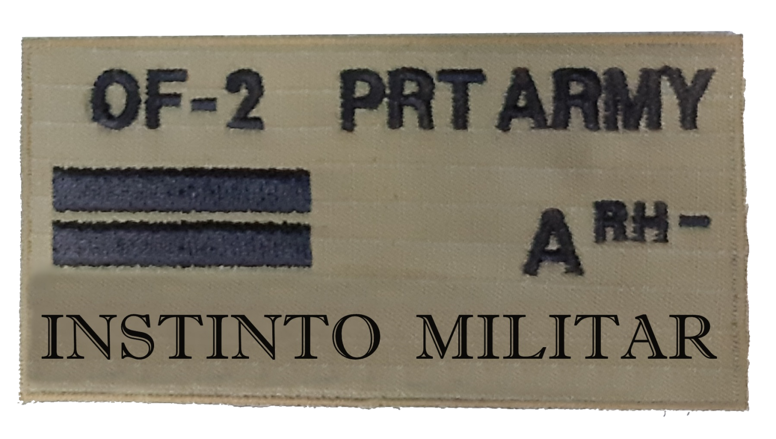 Placa Nominal INSTINTO MILITAR Placa Nominal INSTINTO MILITAR